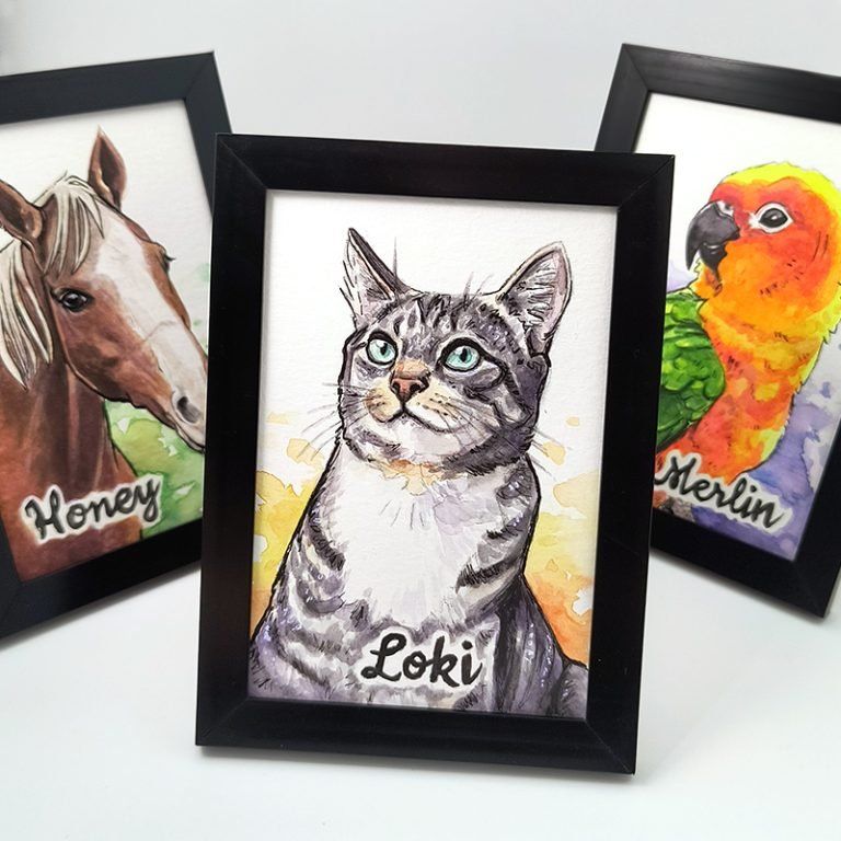 Ryanne Levin Art | hand-painted art gifts, pet portraits, & art prints